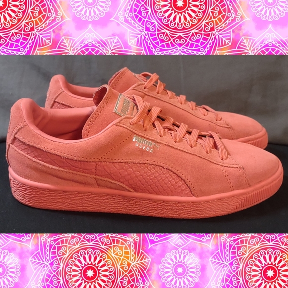 Puma | Shoes | Salmon Colored Puma Sneakers Wmns Sz7 | Poshmark